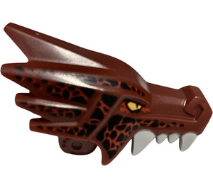 LEGO Dragon Head with Black and Red Markings | Brick Owl