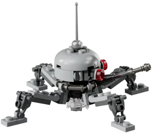 LEGO Dwarf Spider Droid with Medium Stone Gray Dome and Lightsaber Hilt ...