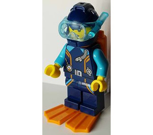 LEGO Female Diver Minifigure | Brick Owl - LEGO Marketplace