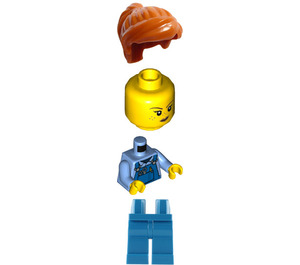 LEGO Female Janitor Minifigure | Brick Owl - LEGO Marketplace