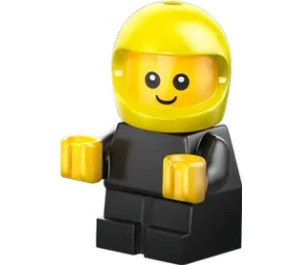 LEGO Fire engine baby with Vibrant Yellow helmet Minifigure | Brick Owl ...