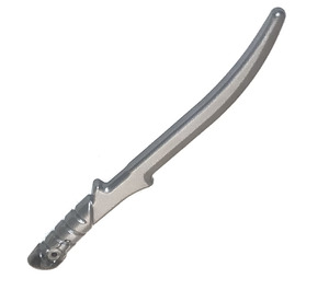 LEGO Flat Silver Curved Sword with Short Hilt | Brick Owl