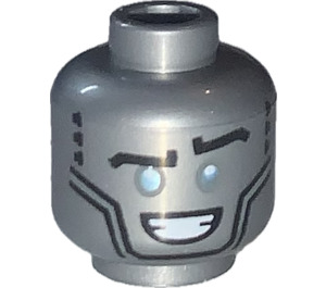 LEGO Flat Silver Detective Zane Head (3274 / 102916) | Brick Owl - LEGO ...