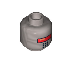 LEGO Flat Silver Robo SWAT Head (3626 / 16133) | Brick Owl