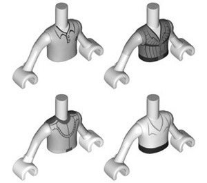 LEGO Friends Torso (Boy) | Brick Owl - LEGO Marketplace