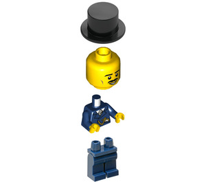 LEGO General Store Customer - Male with Top Hat Minifigure | Brick Owl ...