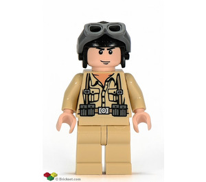 LEGO German Soldier with Black Aviator Hat Minifigure | Brick Owl ...