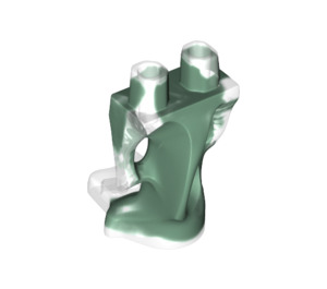 LEGO Ghost Legs with Marbled Sand Green (19859) | Brick Owl - LEGO ...