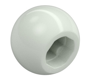 LEGO Glow in the Dark Solid White Technic Ball (32474) | Brick Owl
