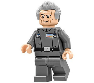 LEGO Grand Moff Tarkin with Gray Uniform and Black Eyebrows Minifigure ...