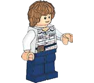 LEGO Gray Mitchell with White Shirt Minifigure | Brick Owl