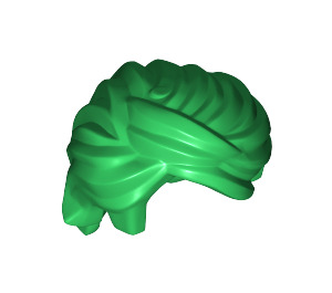 LEGO Green Swept Back Wavy Tousled Hair (61183) | Brick Owl - LEGO ...