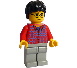 LEGO Harry Potter with Red Check Shirt Minifigure | Brick Owl