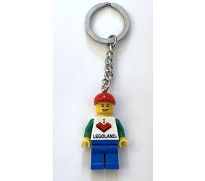 LEGO I Brick LEGOLAND Key Chain (Male) (851332) | Brick Owl - LEGO ...