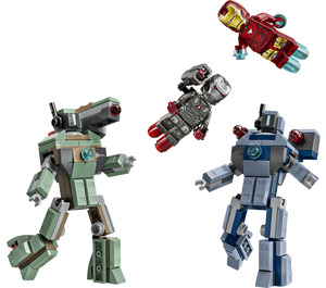 LEGO Iron Man & War Machine vs. Hammer Drones Set 76320 | Brick Owl ...