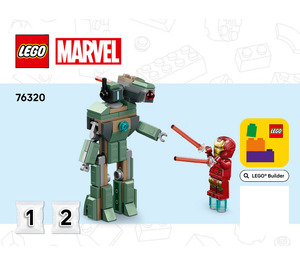 LEGO Iron Man & War Machine vs. Hammer Drones Set 76320 Instructions | Brick Owl - LEGO Marketplace