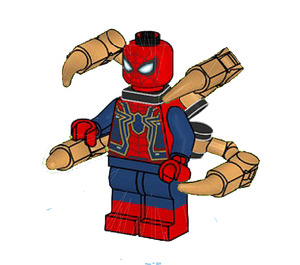 LEGO Iron Spider with Skeleton Arms with Barbs Minifigure | Brick Owl