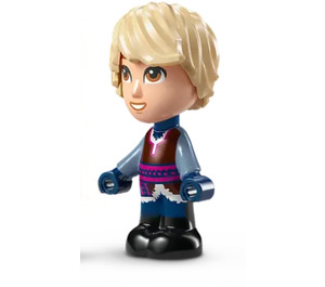 LEGO Kristoff (Micro Doll) with Reddish Brown Shirt (Open Mouth ...