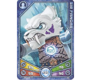 LEGO Legends of Chima Deck 3 Game Card 331 - Sir Fangar | Brick Owl