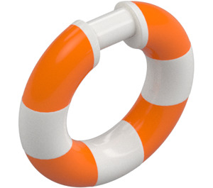 LEGO Life Preserver Ring with Orange Sections (7649) | Brick Owl - LEGO ...