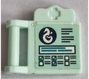 LEGO Light Aqua Medical Clipboard with Heartlake Rescue Seahorse Logo ...