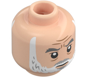 LEGO Light Flesh General Jan Dodonna Minifigure Head (73608 / 104608 ...