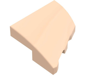 LEGO Light Flesh Slope 2 x 2 x 0.6 Curved Angled Left (5095 / 118554 ...