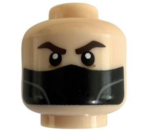 LEGO Light Flesh Winter Soldier Masked Head (3626) | Brick Owl