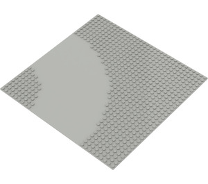 LEGO Light Gray Baseplate 32 x 32 with Curved Road | Brick Owl