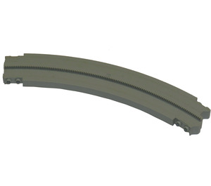 LEGO Light Gray Monorail Track Short Curve 45° - Left (2892) | Brick ...