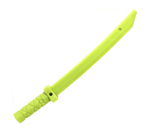 LEGO Lime Katana with Square Guard and Uncapped Pommel (30173) | Brick Owl