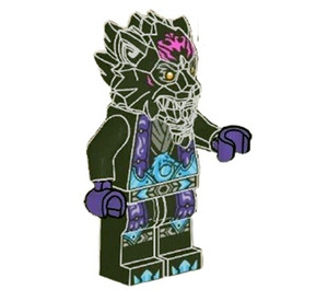 LEGO Lord Ras with Dark Pink Markings and Dark Purple Robe Minifigure ...