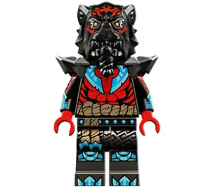 LEGO Lord Ras with Red Markings and Pearl Dark Gray Shoulder Armor ...