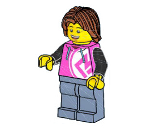 LEGO Man in Dark Pink Jacket Minifigure | Brick Owl - LEGO Marketplace