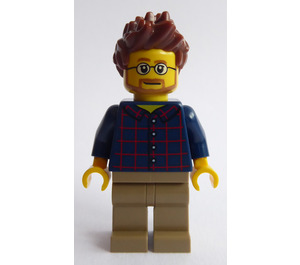 LEGO Man in Plaid Shirt Minifigure | Brick Owl - LEGO Marketplace