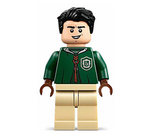 LEGO Marcus Flint with Slytherin Quidditch Uniform with Robe Minifigure ...