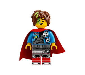 LEGO Mateo with Dark Azure Jacket and Cape Minifigure | Brick Owl ...