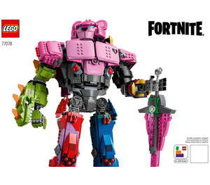 LEGO Mecha Team Leader Set 77078 Instructions | Brick Owl