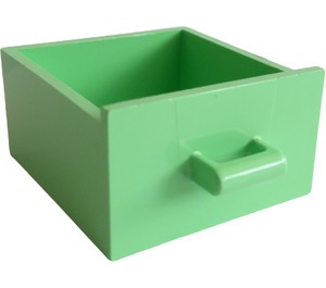 LEGO Medium Green Drawer 4 x 4 x 4 (6198) | Brick Owl