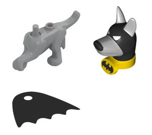 LEGO Medium Stone Gray Ace the Bat-Hound | Brick Owl - LEGO Marketplace