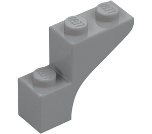 LEGO Medium Stone Gray Arch 1 x 3 x 2 with Curved End (88292) | Brick Owl