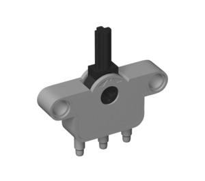 LEGO Medium Stone Gray Pneumatic Control Valve (19474) | Brick Owl ...