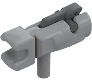 LEGO Medium Stone Gray Shooter Gun with Tow Ball Socket with Trigger ...