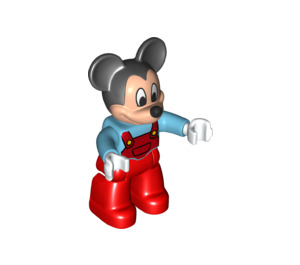 LEGO Mickey Mouse with Red Overalls Duplo Figure | Brick Owl - LEGO ...