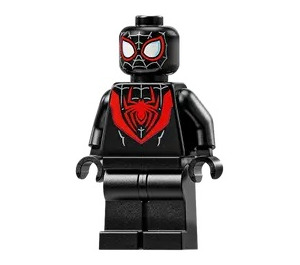 LEGO Miles Morales (Spider-Man) with Gray Head Webbing and Black Hands ...