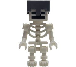 LEGO Minecraft Skeleton with Flat Silver Helmet Minifigure | Brick Owl