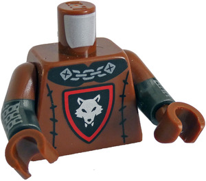 LEGO Minifig Torso Wolfpackmaster (3814 / 78568) | Brick Owl