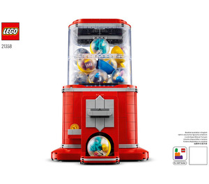 LEGO Minifigure Vending Machine Set 21358 Instructions | Brick Owl ...