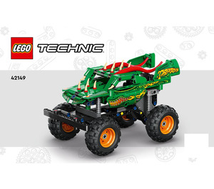 LEGO Monster Jam Dragon Set 42149 Instructions | Brick Owl