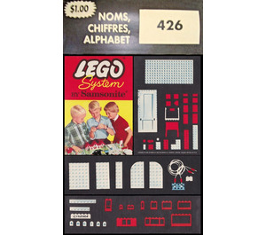 LEGO Names, Numbers, Alphabet Set 426-2 | Brick Owl - LEGO Marketplace